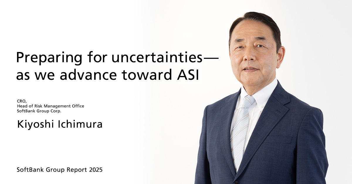 Message from CRO(Kiyoshi Ichimura)—SoftBank Group Report 2025 ...